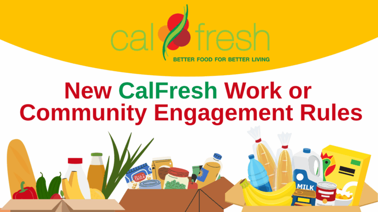 New CalFresh Work or Community Engagement Rules